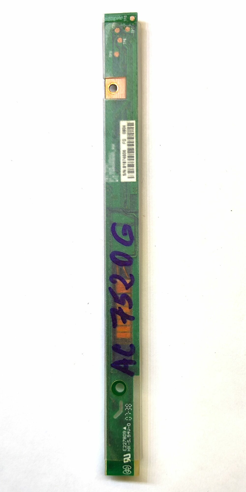 Инвертор подсветки лампы матрицы для ноутбука Acer 7520g pk070006v20-a00-82d-01967