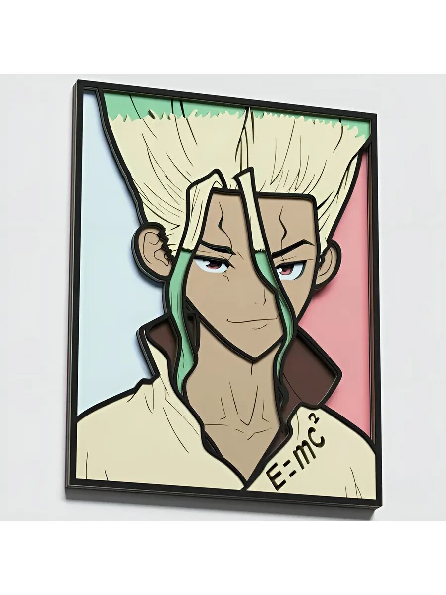 3D Картина по номерам из дерева Сэнку, 23x30 см