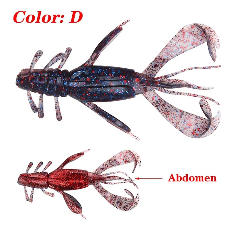 Проleurre Crazy Flapper силиконовая приманка для рыбалки 2 шт. Красный, D