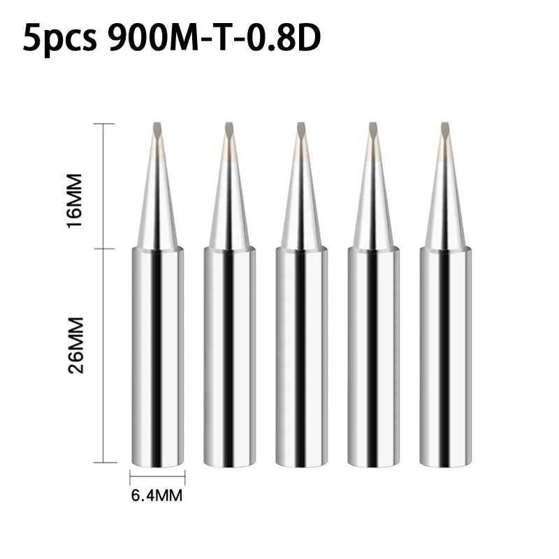 Набор жал для паяльника 900M-T 5pcs 900M-T-0.8D