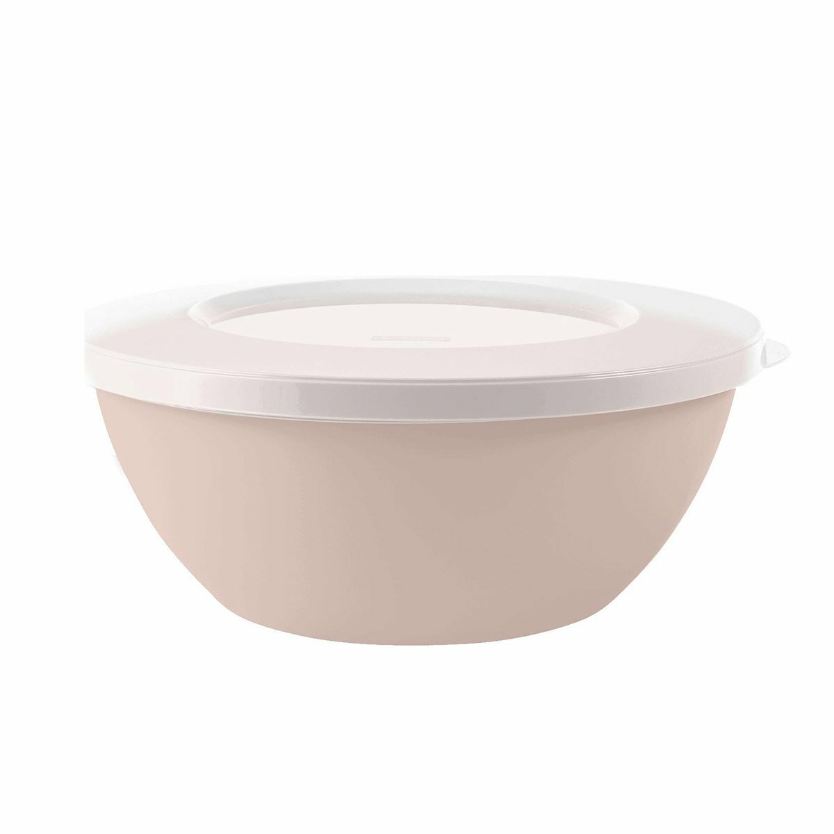 Салатник пластиковый Plast Team Helsinki, с крышкой, 1 л, персиковая карамель