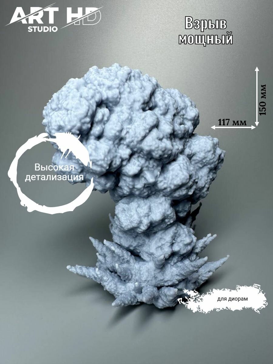 Имитация мощного взрыва для диорам, 1:35 (1:35)