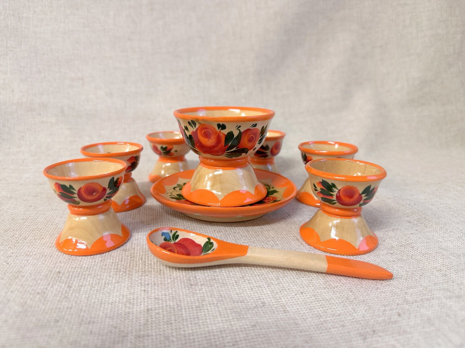 Набор посуды для кукол Огонек