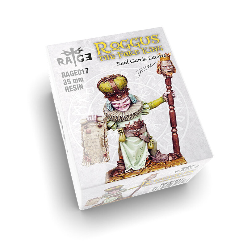 Фигурка для моделирования Rage Resin Miniatures - Roggus, the Fake King - 35MM