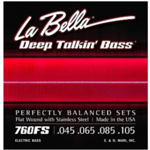 Струны для бас-гитары La Bella 760FS