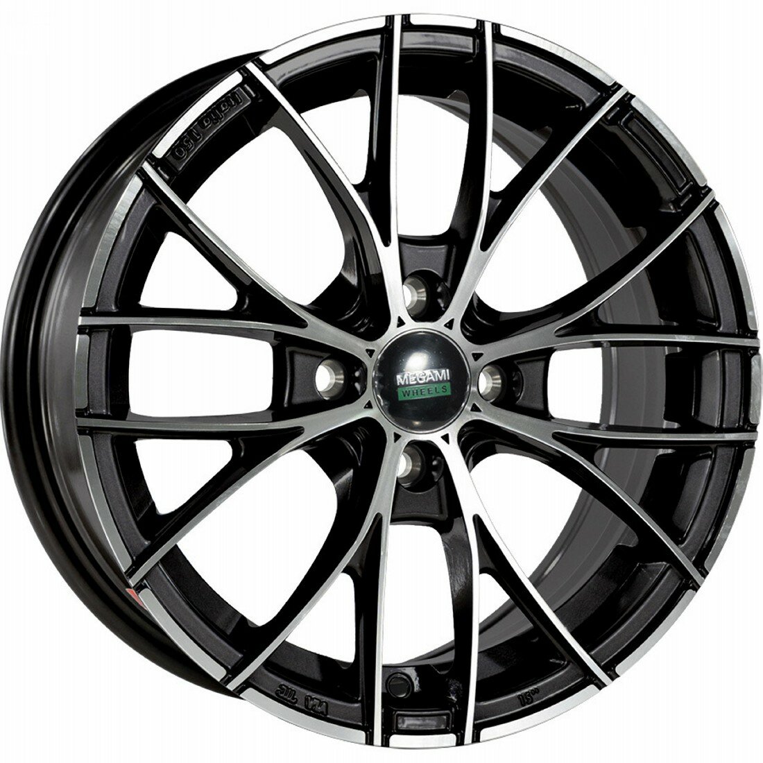 Колесный диск Megami MGM-28 6,5x15 4x100 ET40 67,1 BKF литой для автомобиля