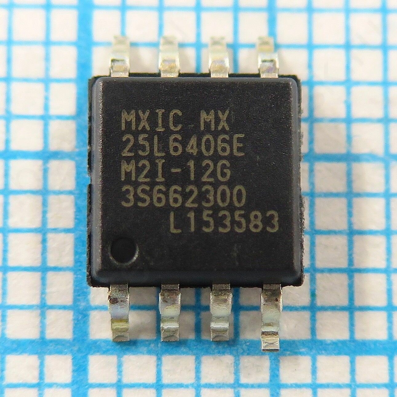 MX25L6406E MX25L6406EM2I-12G SOP8 - Flash память с последовательным интерфейсом SPI объемом 64Mbit