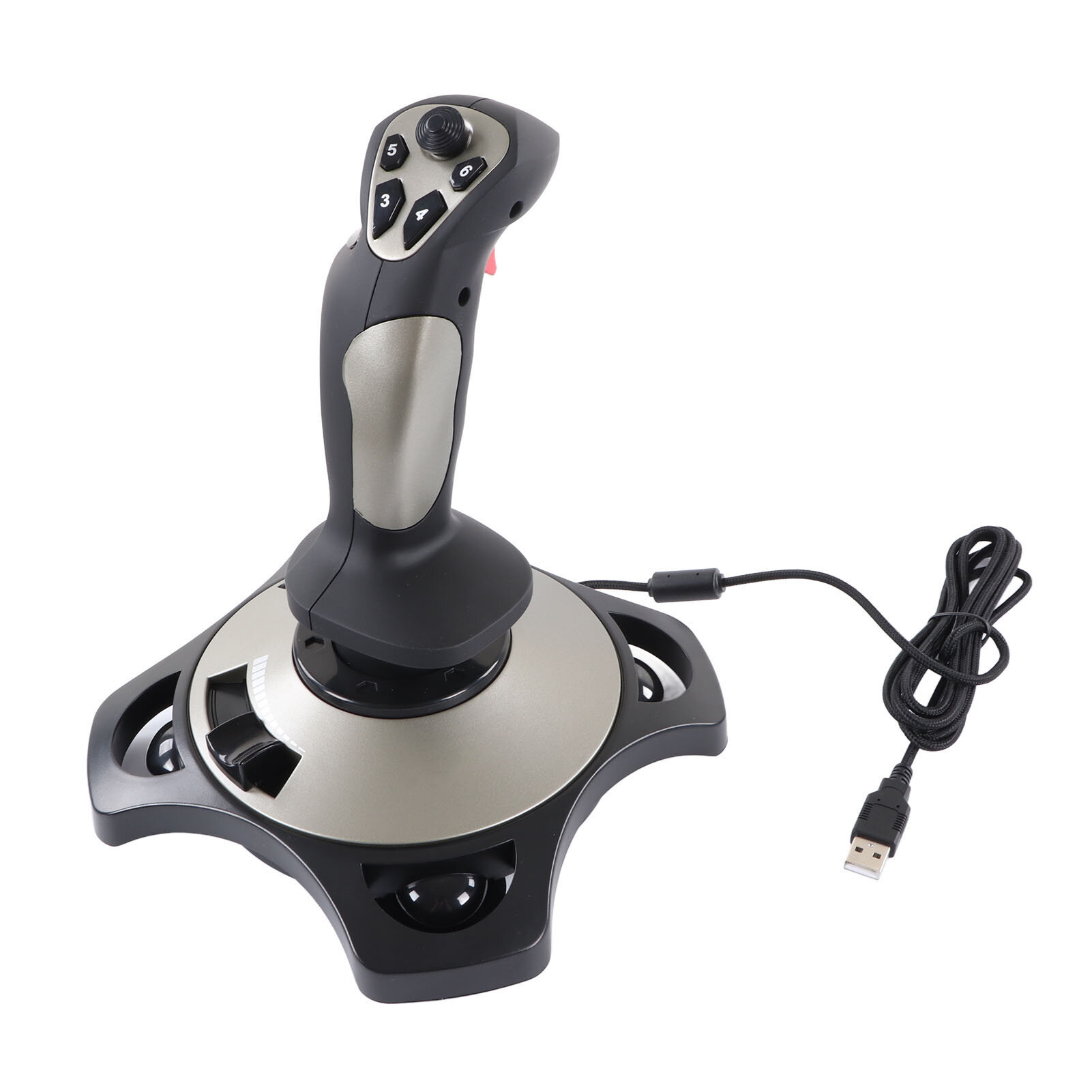 PC Joystick 2113 Pro Simulation USB Game Controller with Vibration Function Wired Gamepad Joystick