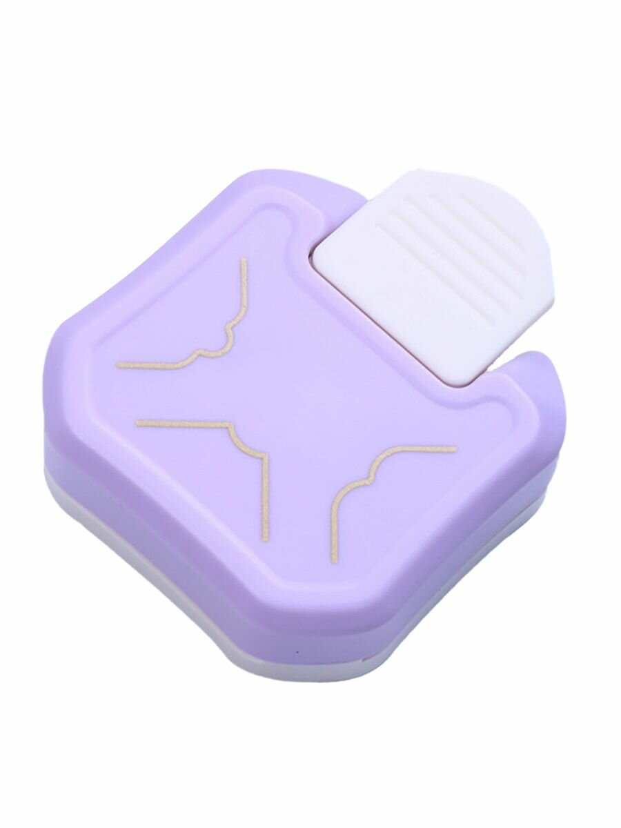 3 в 1 ручной угловой резак для бумаги, многоугольный фиолетовый дырокол своими руками с узором