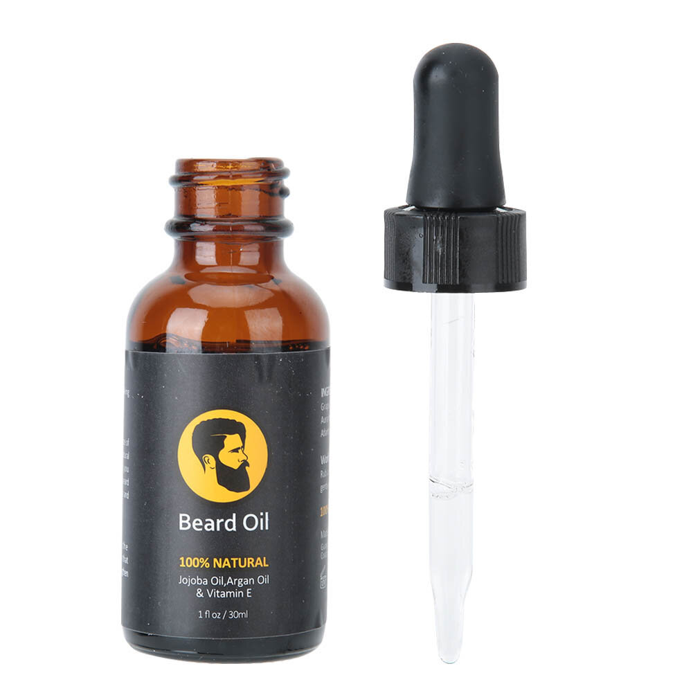 30 мл Мужское питательное масло для бороды, мягкое увлажняющее масло для ухода за бородой для роста бороды (30 мл  )