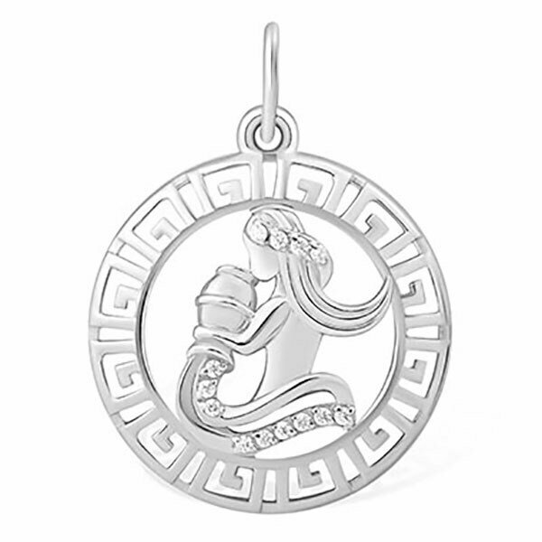 Подвеска JEWELIN, серебро, 925 проба, родирование, фианит