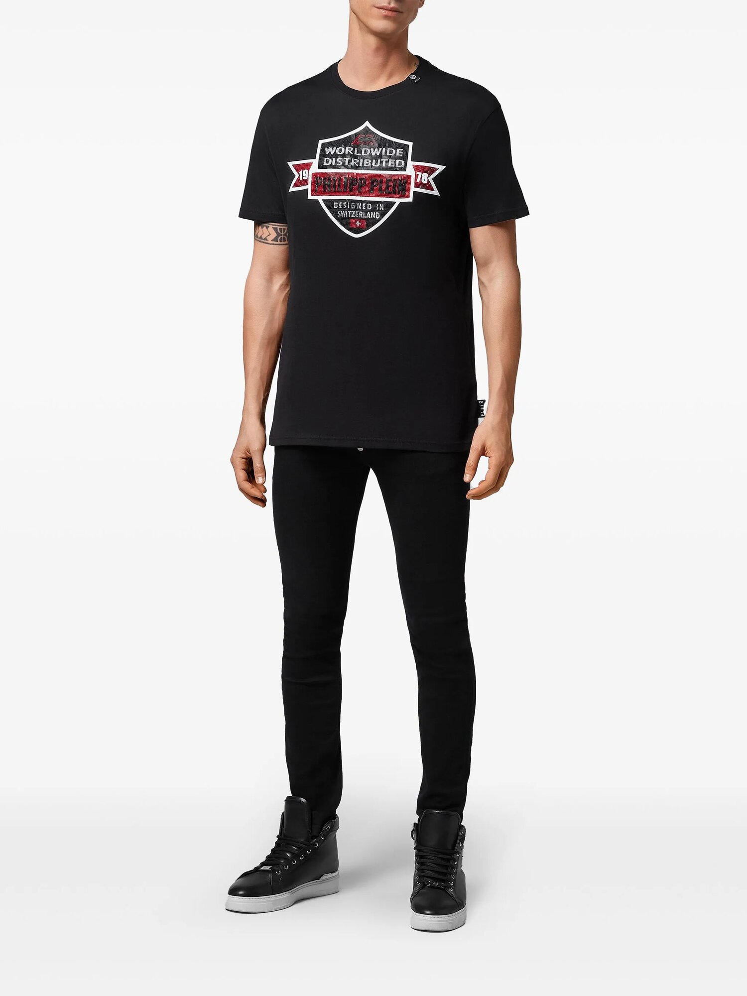 Футболка PHILIPP PLEIN PP Crest, размер XXXXL, черный — фото 1