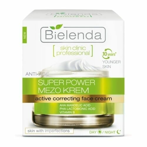 Крем для лица Bielenda "Clear Skin Expert", Миндальная и лактобионовая кислота, дневной, ночной, 50 мл