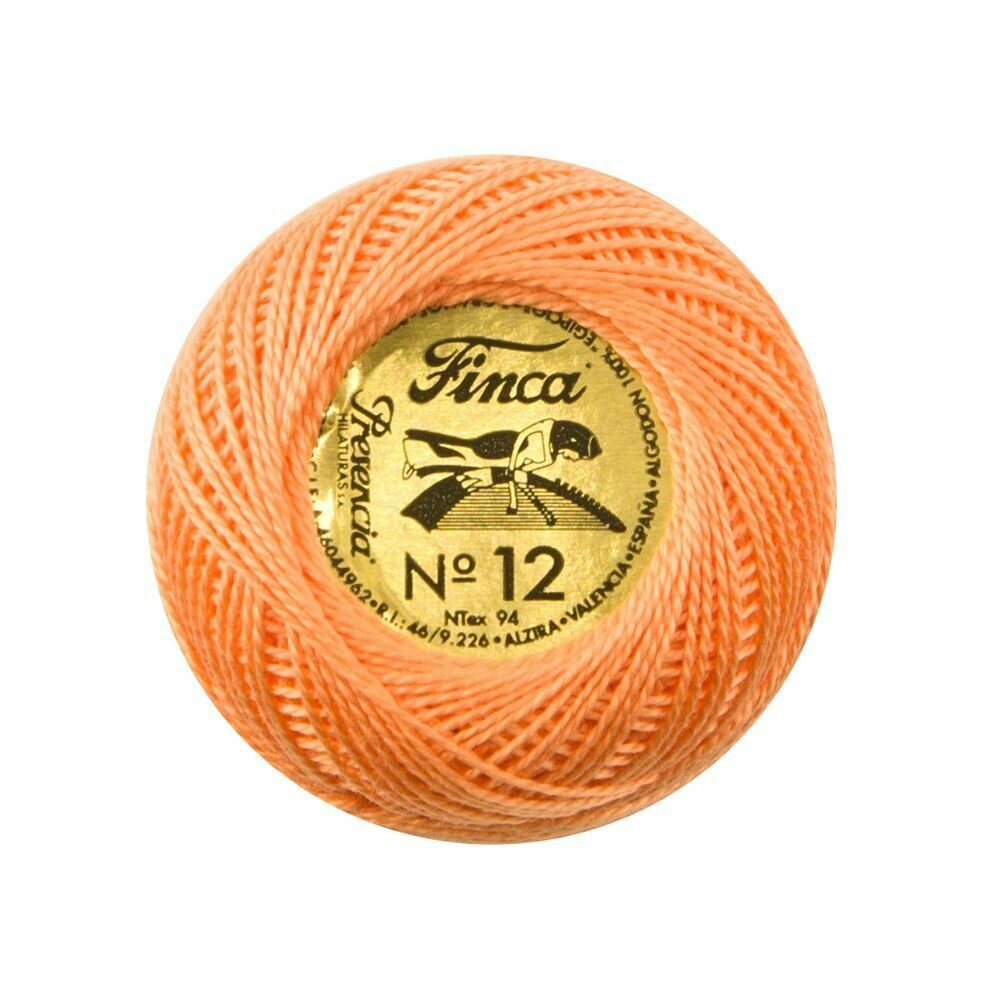Мулине PRESENCIA HILATURAS "Finca Perle", Жемчужное, №12, однотонный цвет 1307, 1 моток