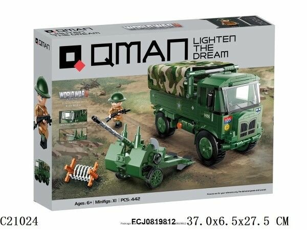 Конструктор Qman 442 детали, в коробке (0819812FCJ)