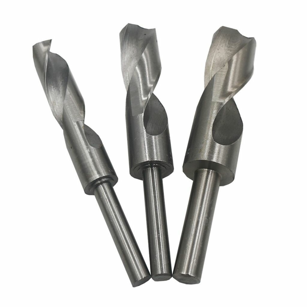 Сверло спиральное с малым хвостовиком из быстрорежущей стали ступенчатое сверло хвостовиком-21 мм