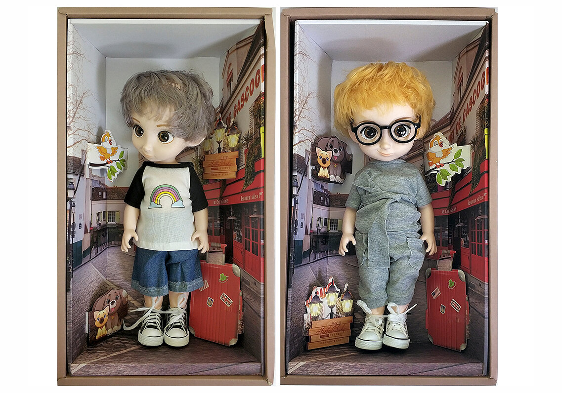 Кукла в очках Hello Baby lovely, высота 40 см (в подарочной картонной коробке)