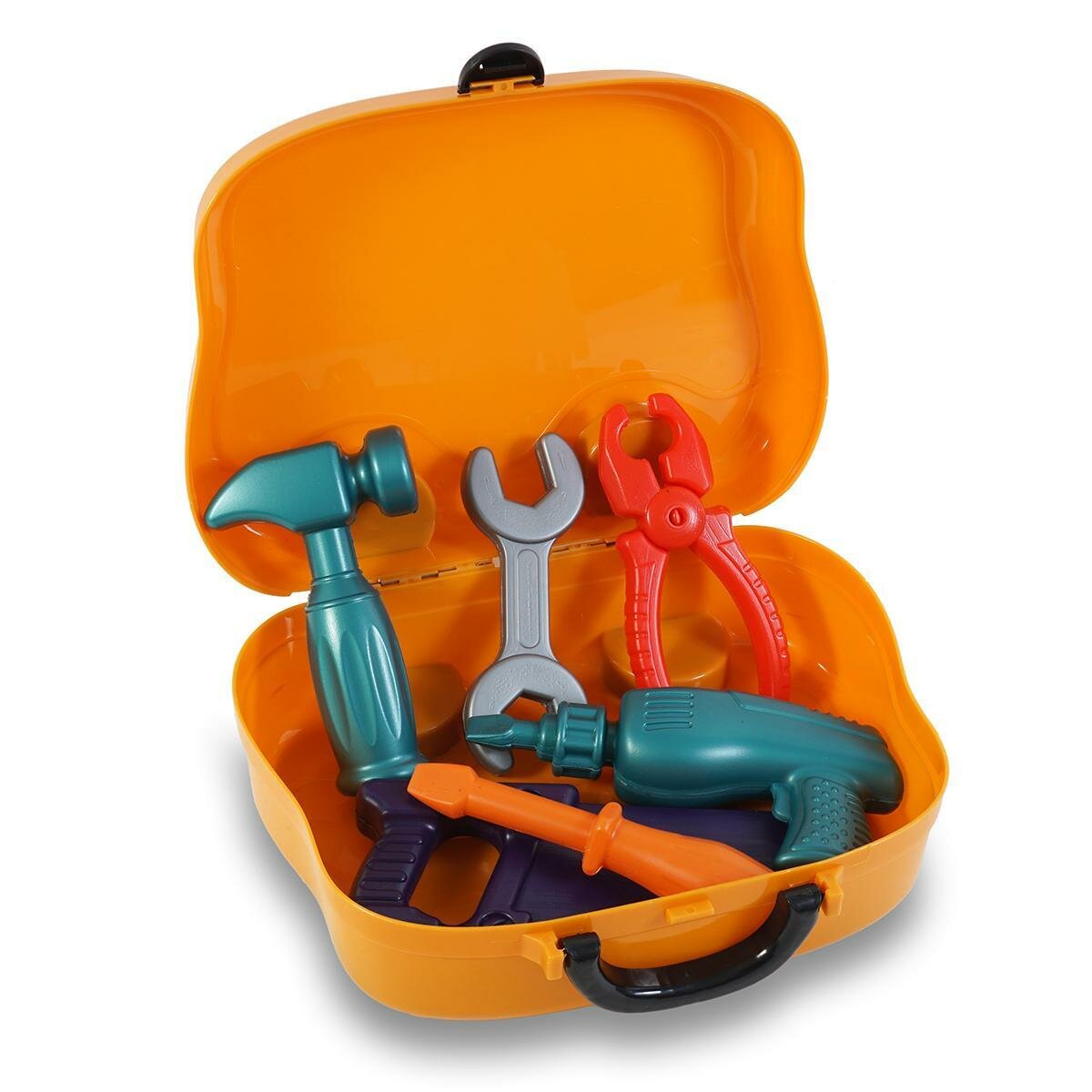 Набор инструментов в чемодане 6 предметов, безопасный пластик, 27х10х22 см
