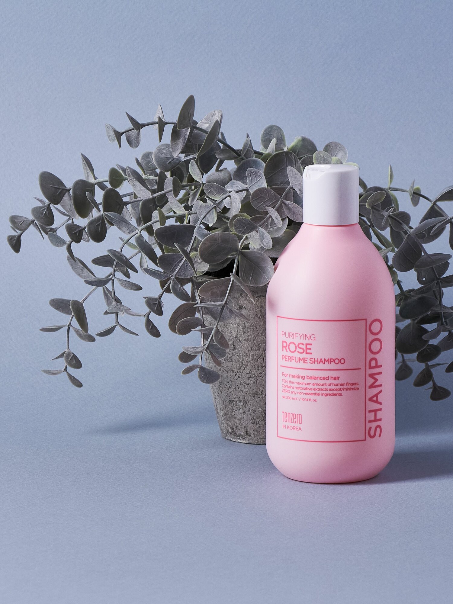 TENZERO Парфюмированный шампунь с ароматом розы 300мл Purifying Rose Perfume Shampoo