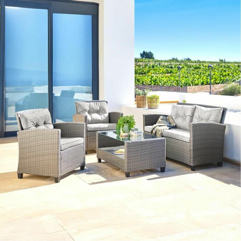 Комплект мебели AFM-805B Beige/Dark beige (Afina Garden)