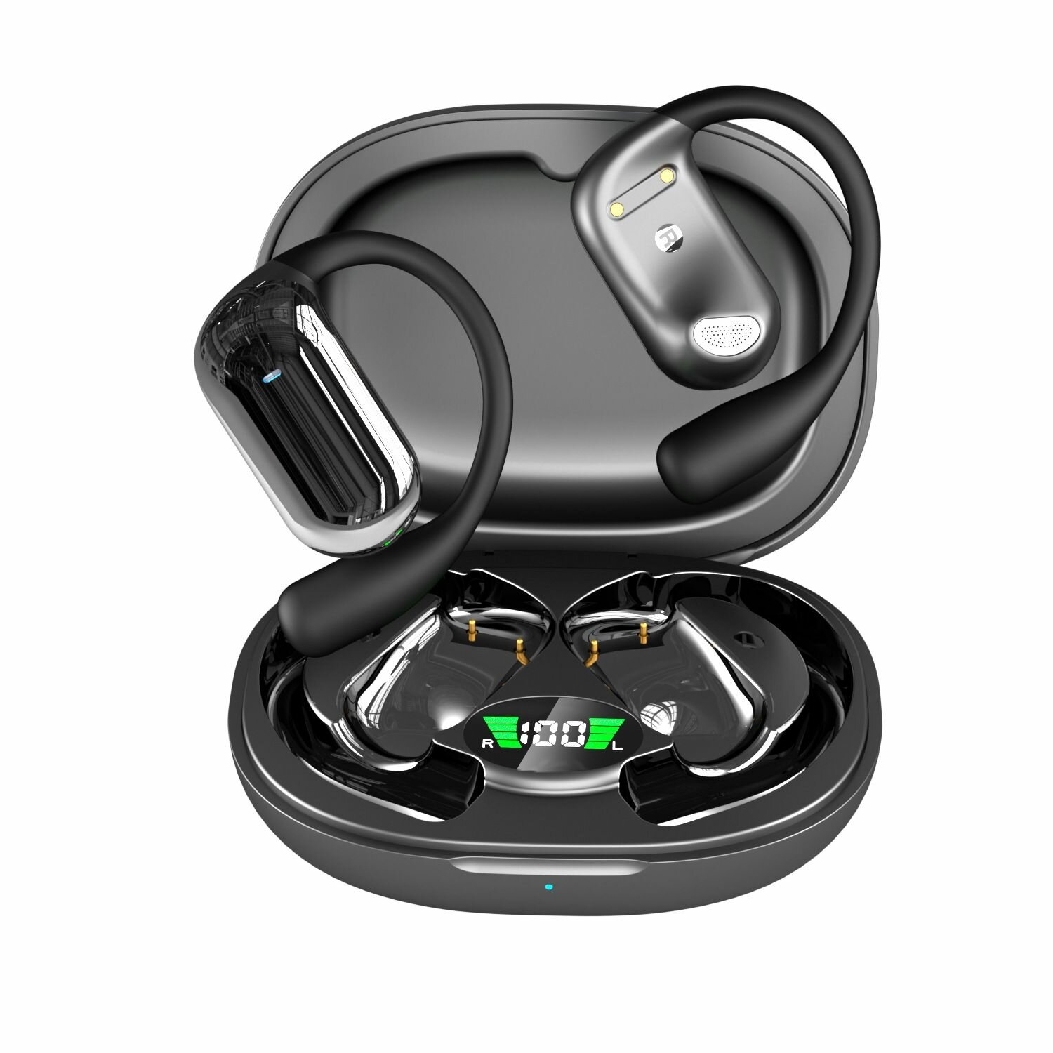 Беспроводная bluetooth-гарнитура, висящая на ухе, новая спортивная игровая гарнитура с шумоподавлением