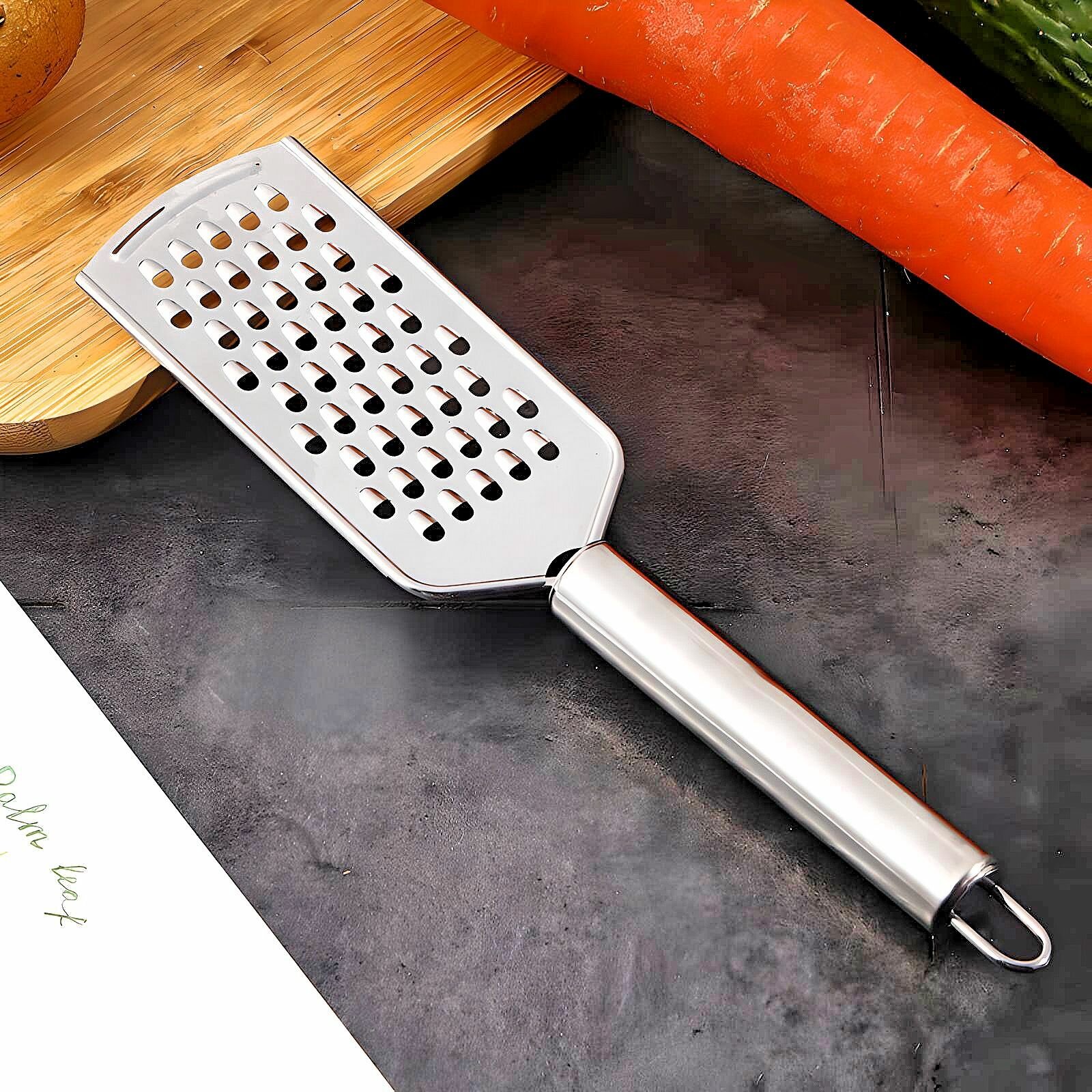 Терка для сыра и овощей, размер 24 см. нержавеющая сталь.