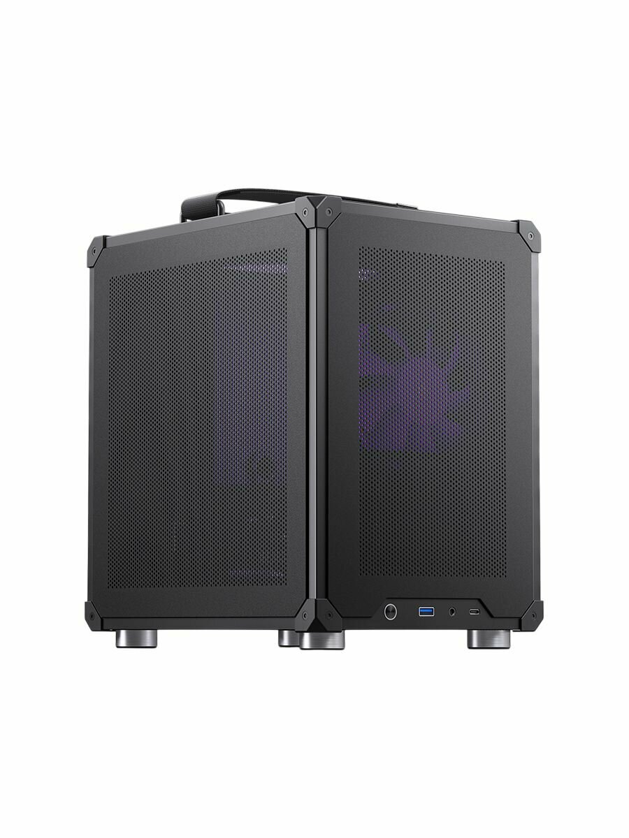 Корпус для ПК без БП JONSBO C6 Handle Black, официальная гарантия