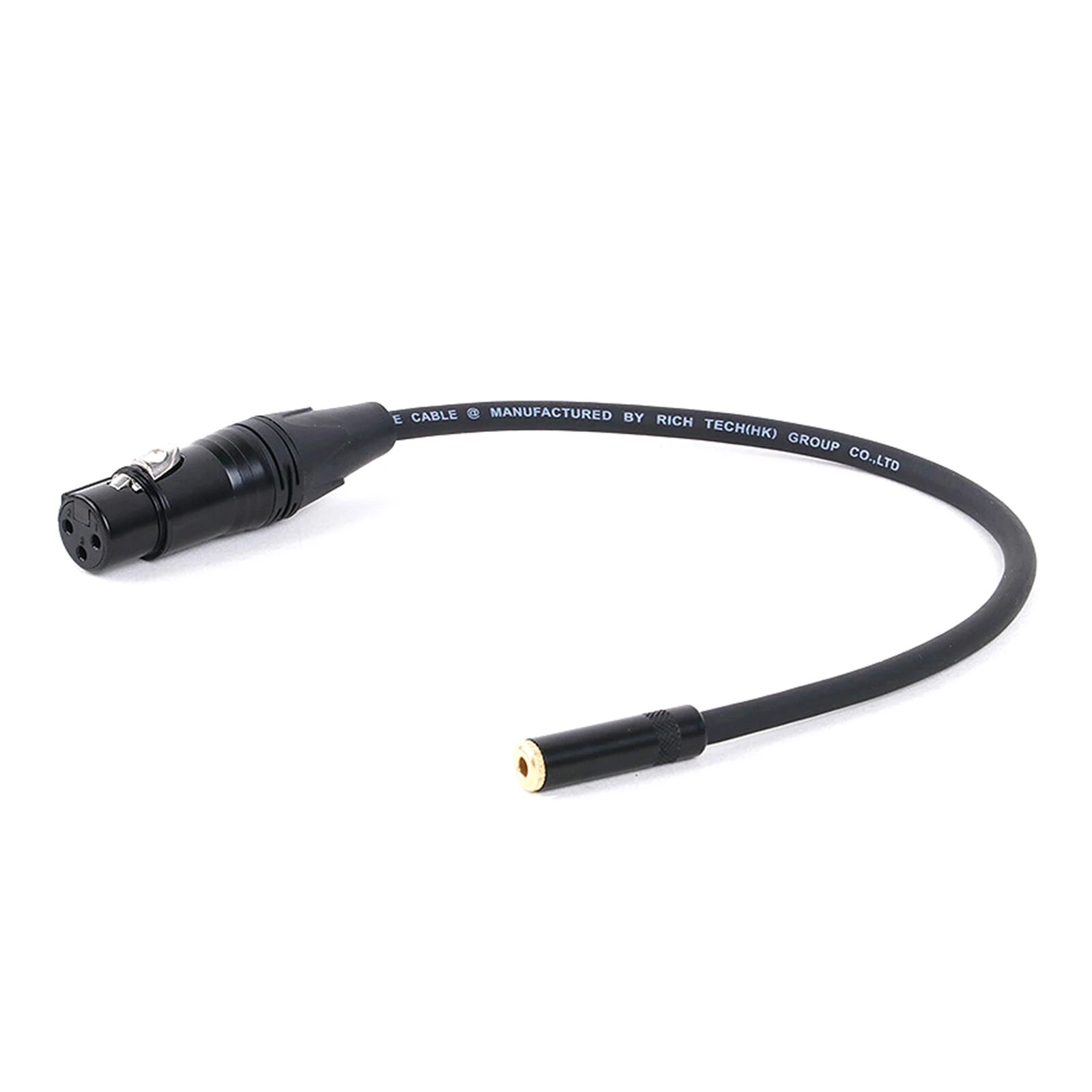 GuerGuo XLR на 3,5 мм аудиокабель Black-F, 2m