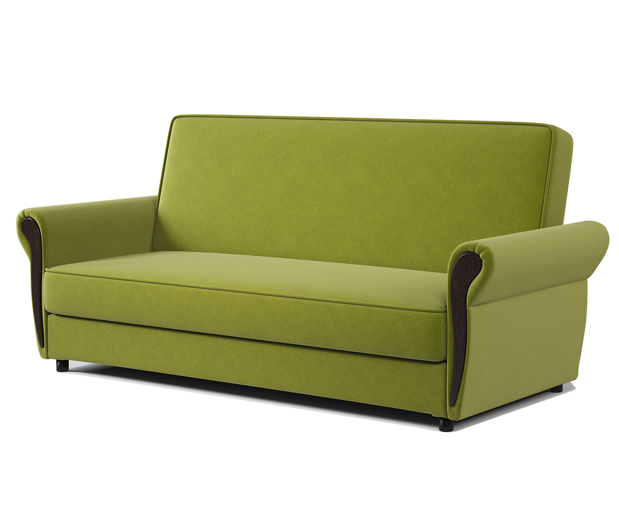 Диван-кровать Шарм-Дизайн Классика М 120х190 см, диван раскладной, книжка, велюр Дрим эппл