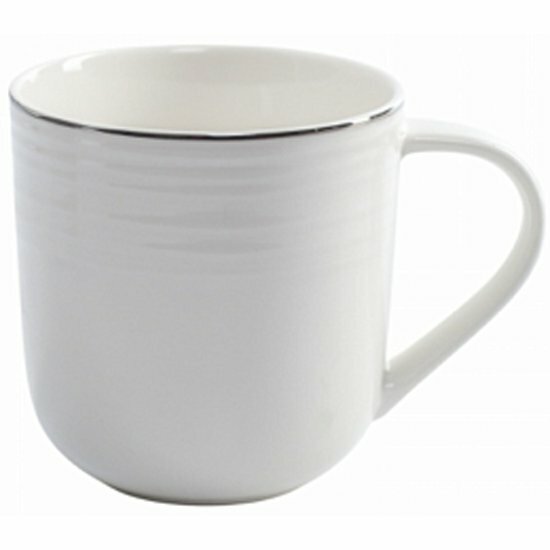 Кружка Fioretta FIESTA белый 400 мл. (TDM724)