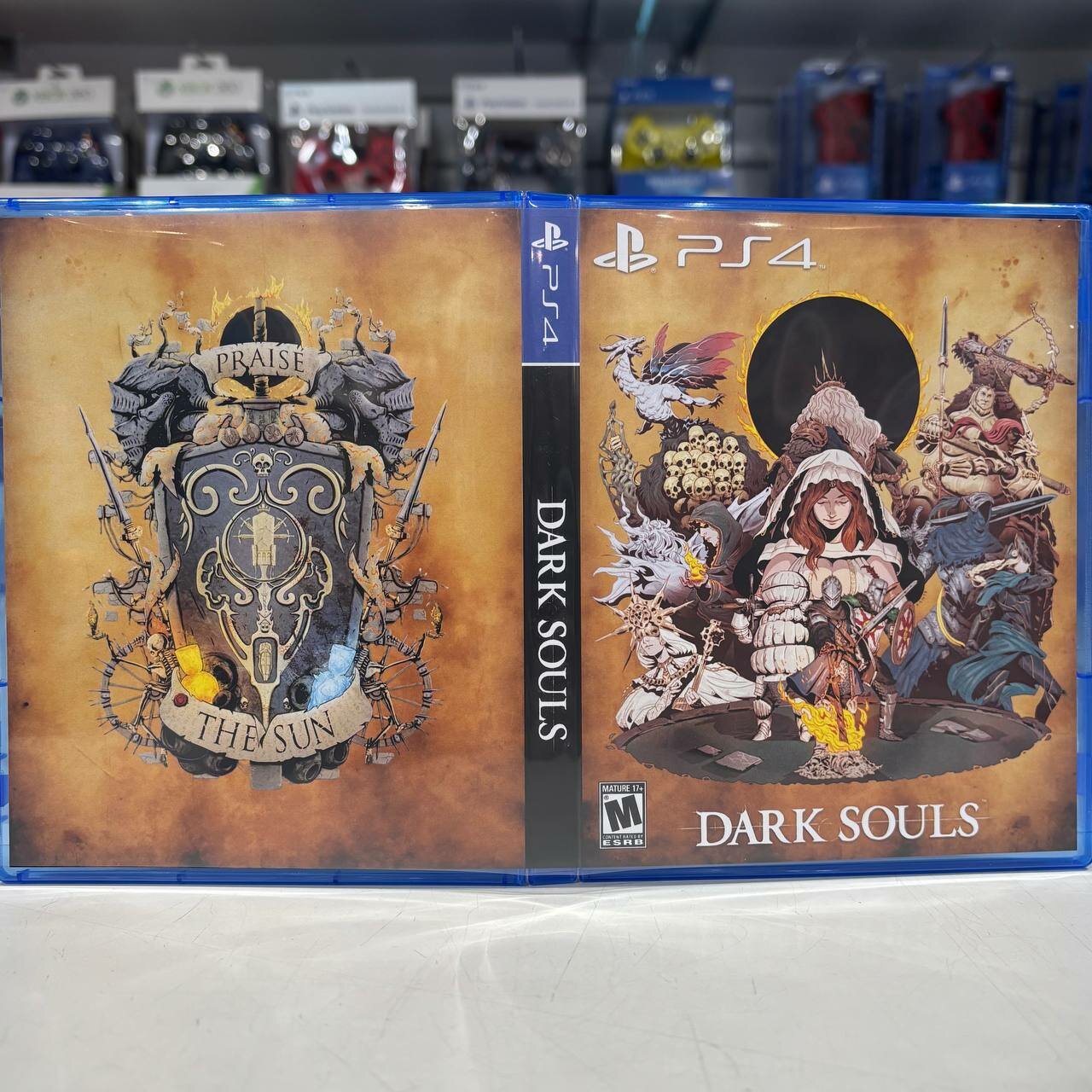 Игра "Dark Souls" PS4 - Кастомная обложка для диска №7