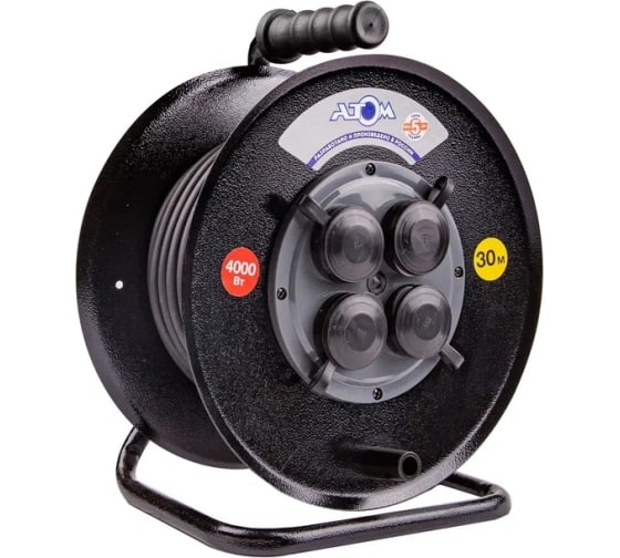 Удлинитель силовой Ayger КГ 3х2,5 50м IP 44 (c/з) 50036