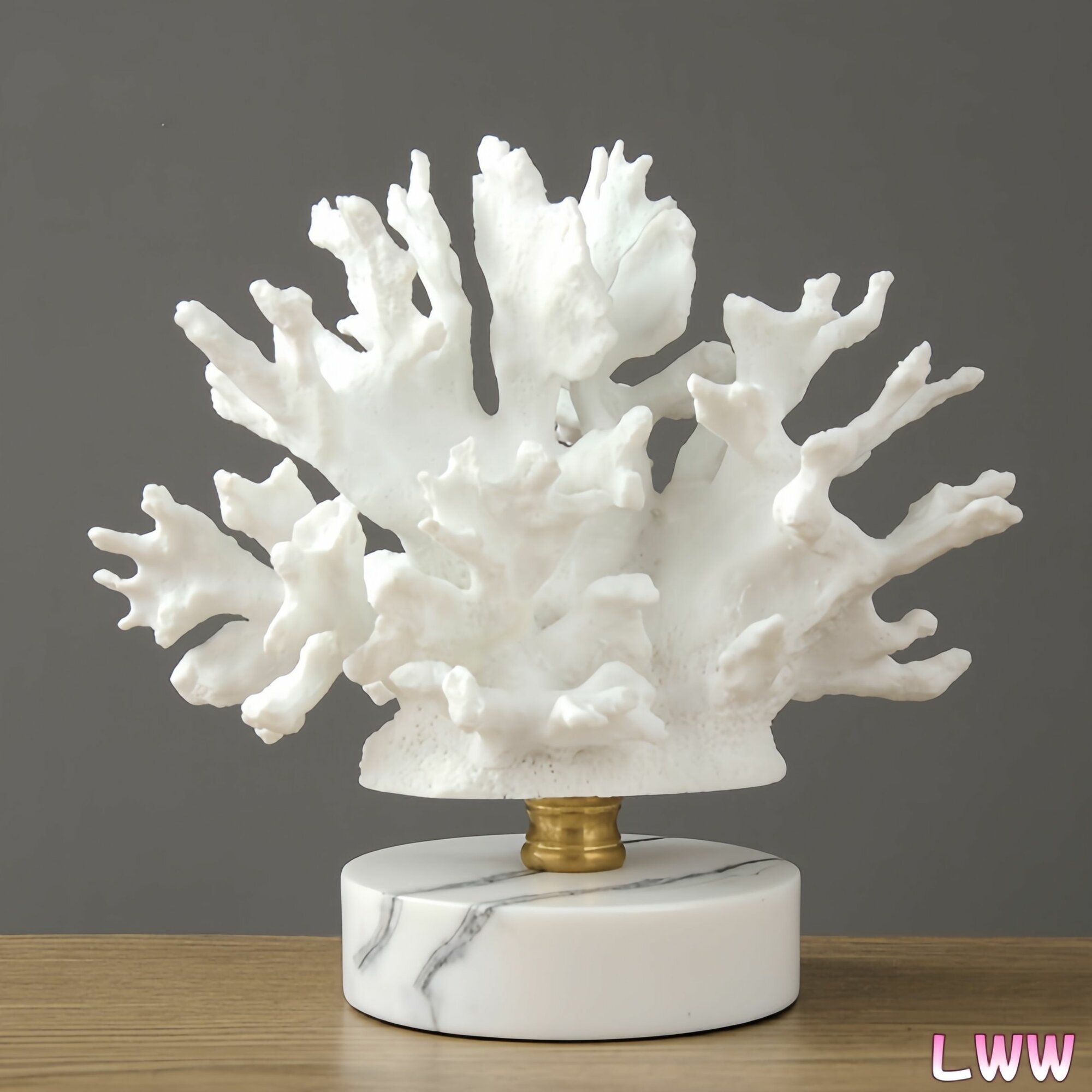 Украшение из искусственной коралловой фигурки LWW