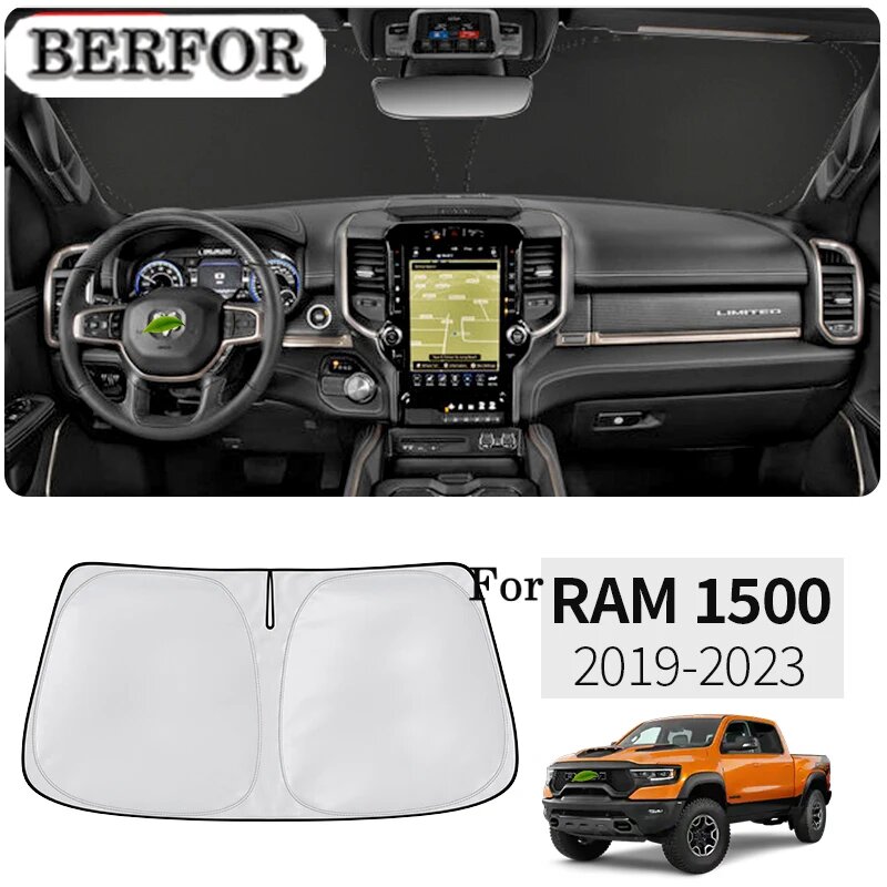 Для Dodge Ram 1500 2019-2023 Стайлинг автомобиля нано-изоляционный козырек от солнца на лобовое стекло козырек от солнца на переднее окно авто аксессуары для интерьера