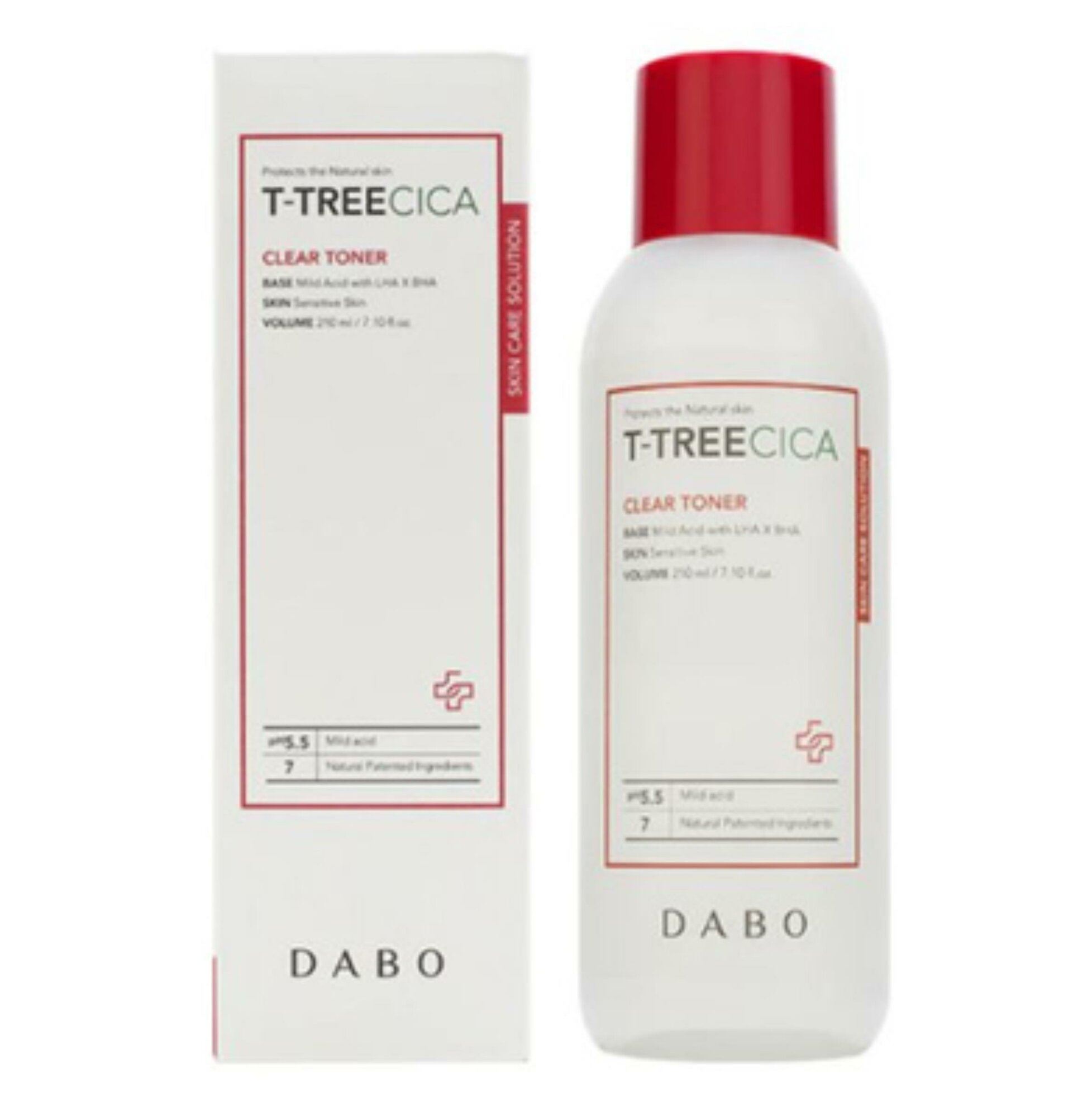 DABO Балансирующий тонер с маслом чайного дерева и экстрактом центеллы азиатской, 210 мл