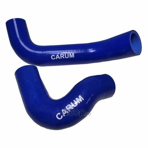 Патрубок радиатора газ-3309, 3308 силикон к-т 2 шт. Carum 33081303000