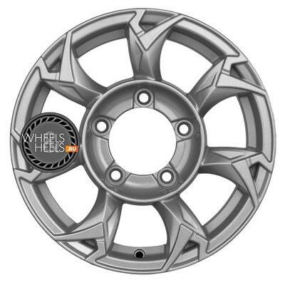Диск автомобильный литой Khomen Wheels KHW1505 (Lada NIVA 4x4) 15x5.5 5x139.7 et5 dia98.5 F-Silver