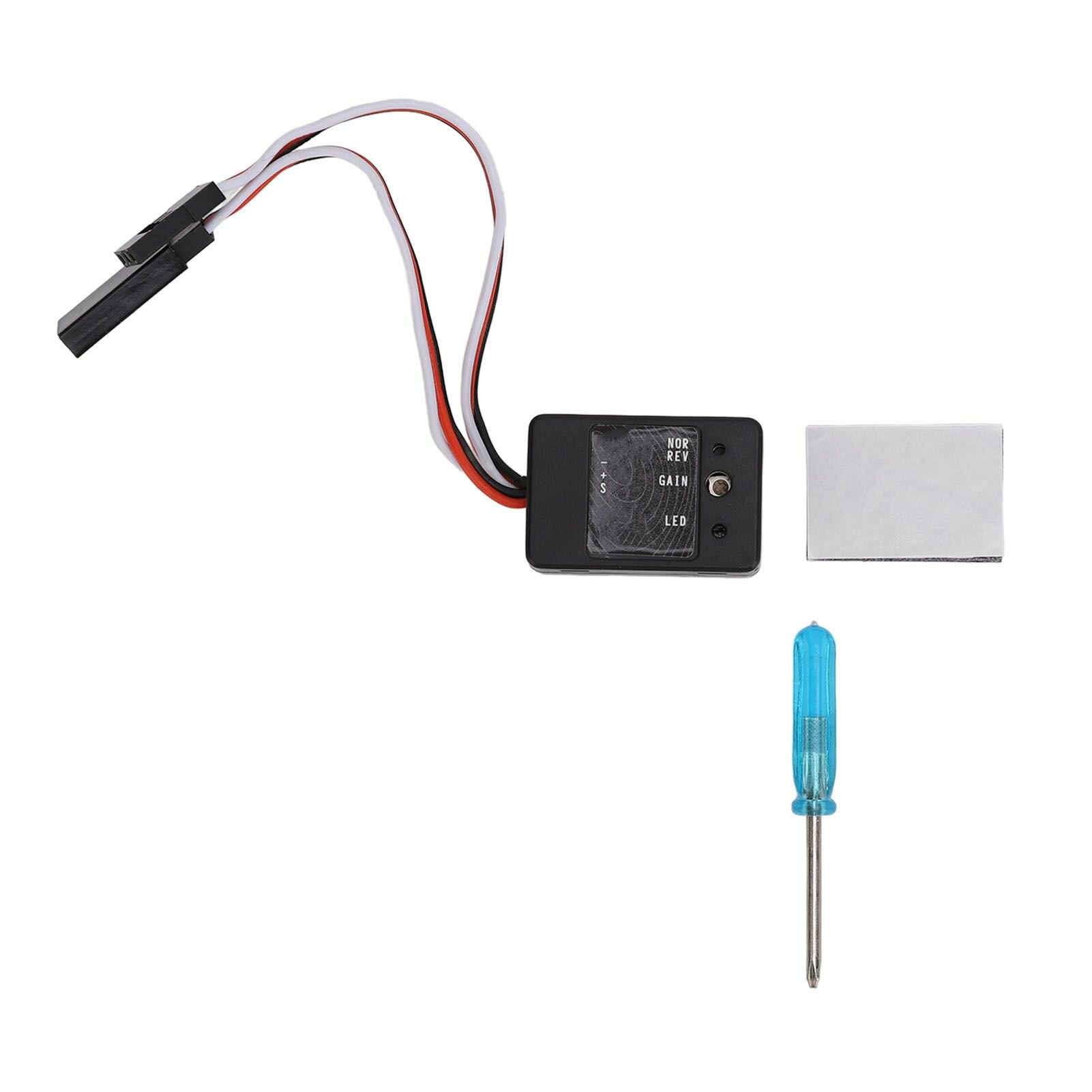 Модуль гироскопа RC, автоматический контроль устойчивости, регулируемая чувствительность, мини-автомобильный гироскоп-стабилизатор для SCX10