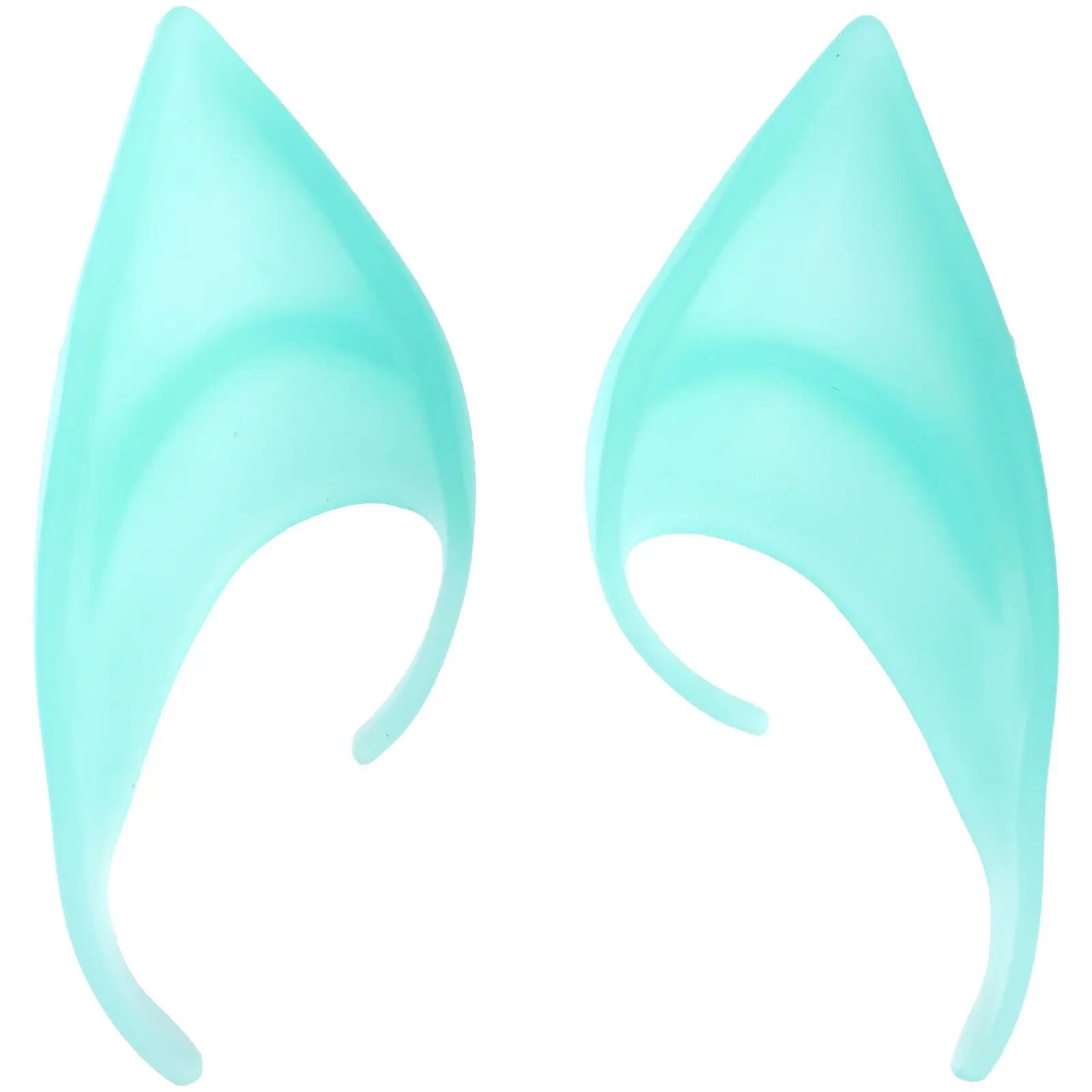 Карнавальный аксессуар «Эльфийские уши», светло-голубые, 10х4,5 см, пластик