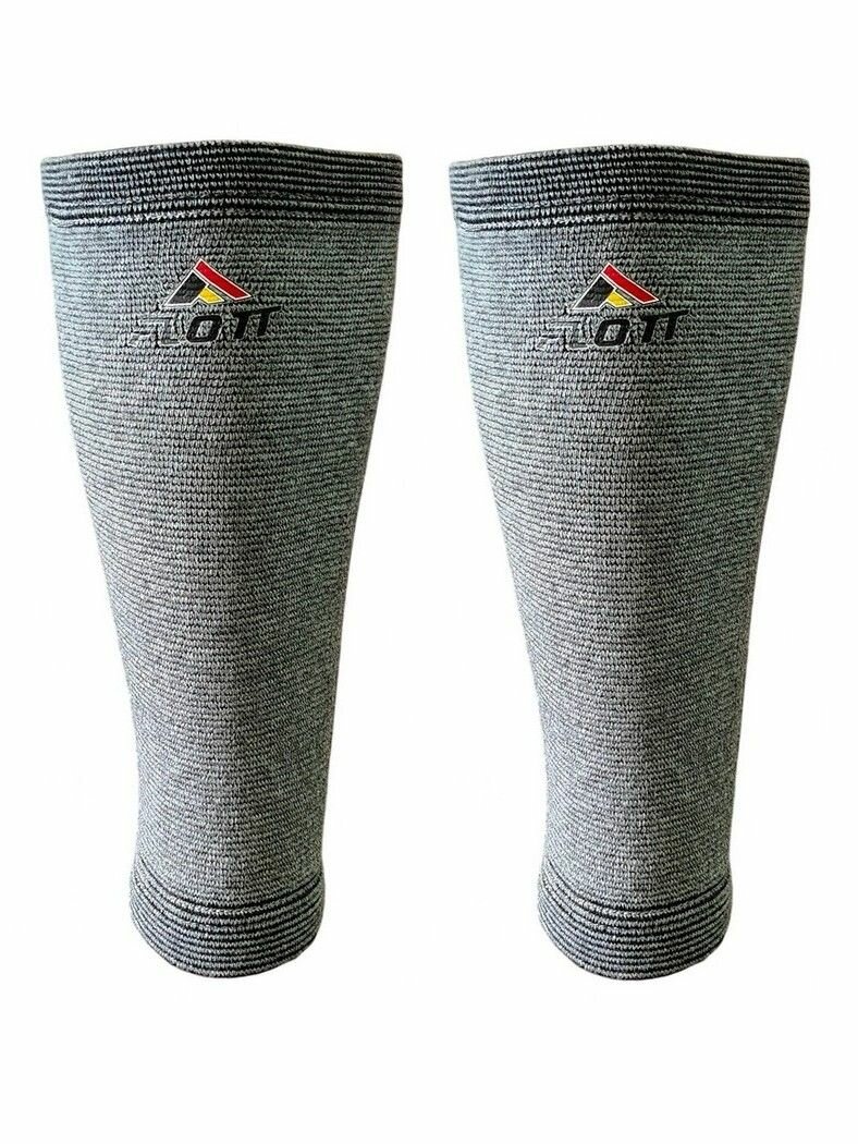 Суппорт голени FLOTT FPT-1585, нейлон, бамбуковое волокно, латекс, взрослые, M, 2 суппорта