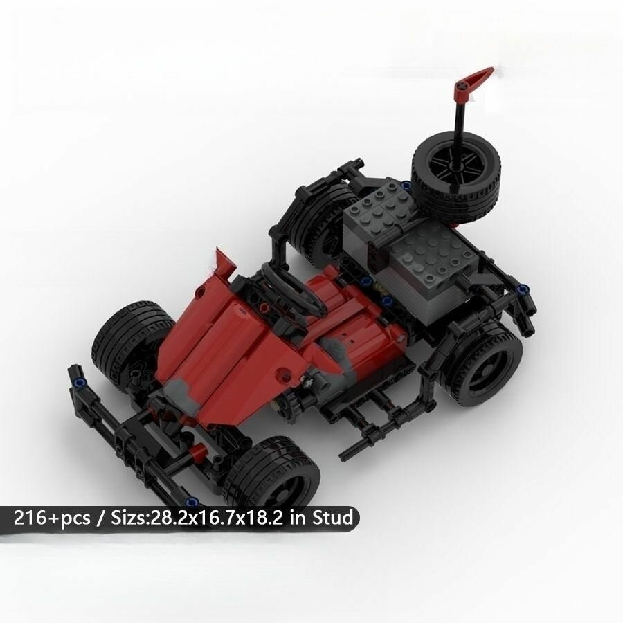 Конструктор машина Картинг с дистанционным управлением, 216 деталей, подарок для мальчиков , совместим с лего BMX0132-C