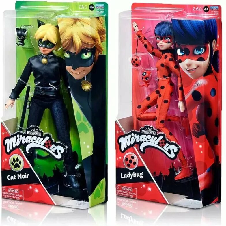 Игровой набор "Божья Коровка и Супер-Кот", кукла-модель, разноцветные, 27см