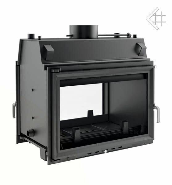 Топка с водяным контуром Kratki OLIWIA/T/PW/22/W, сталь, черный, 69,9x45,7x53 см.