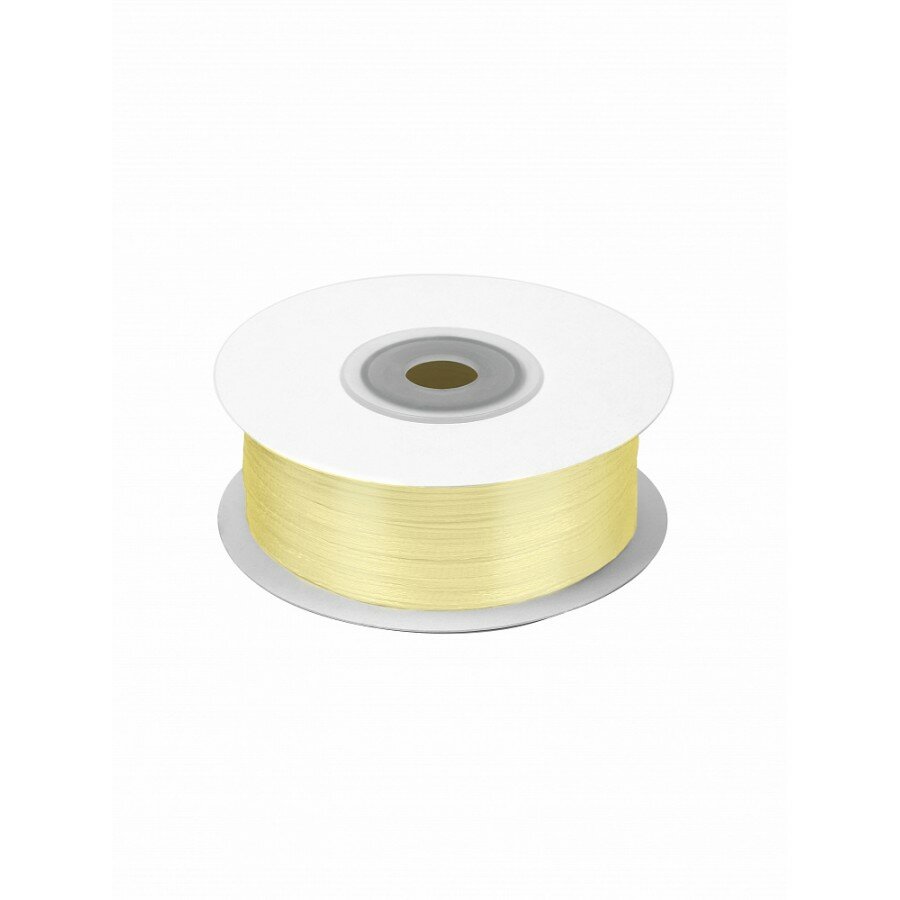 Лента атласная 3мм в инд. упаковке цв. 3004 св. кремовый Magic4Hobby уп. 100м (+-1м)