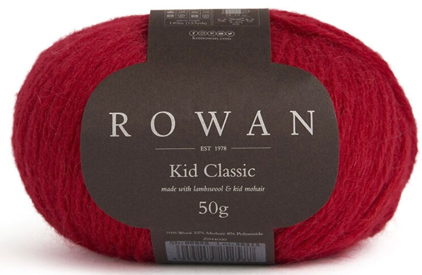 Kid Classic /Кид Классик/ пряжа Rowan, Z044000 (910, dahlia (георгин), красный)