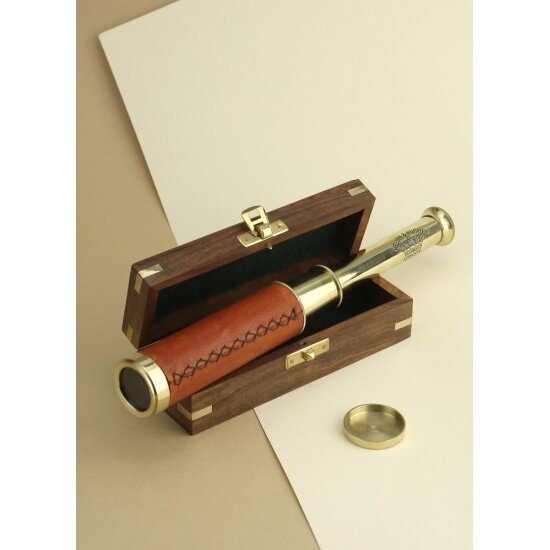 Подзорная труба Nautic Armouri TN-24-9964 в деревянном футляре