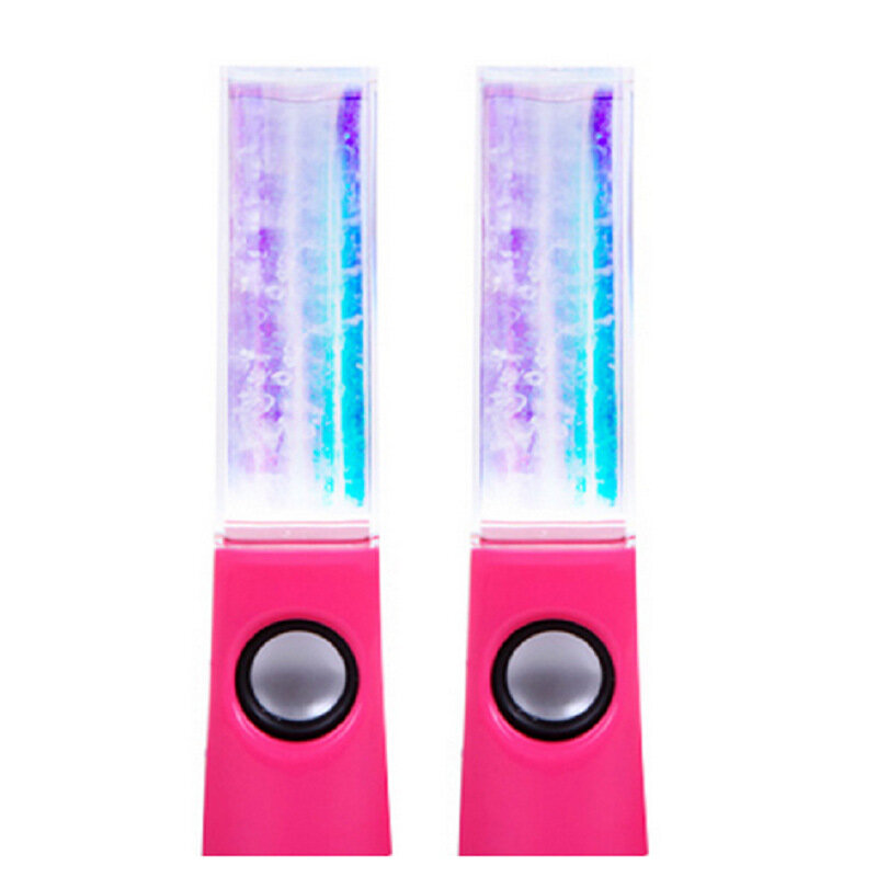 Заводская оптовая продажа квадратных водяных танцевальных колонок, обработка, экспорт, светодиодные креативные колонки