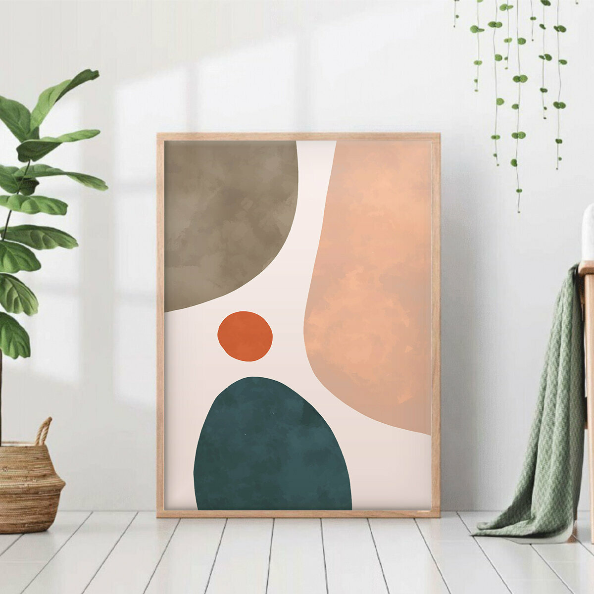 Постер "Пятна" 50x70 без рамки на стену для интерьера