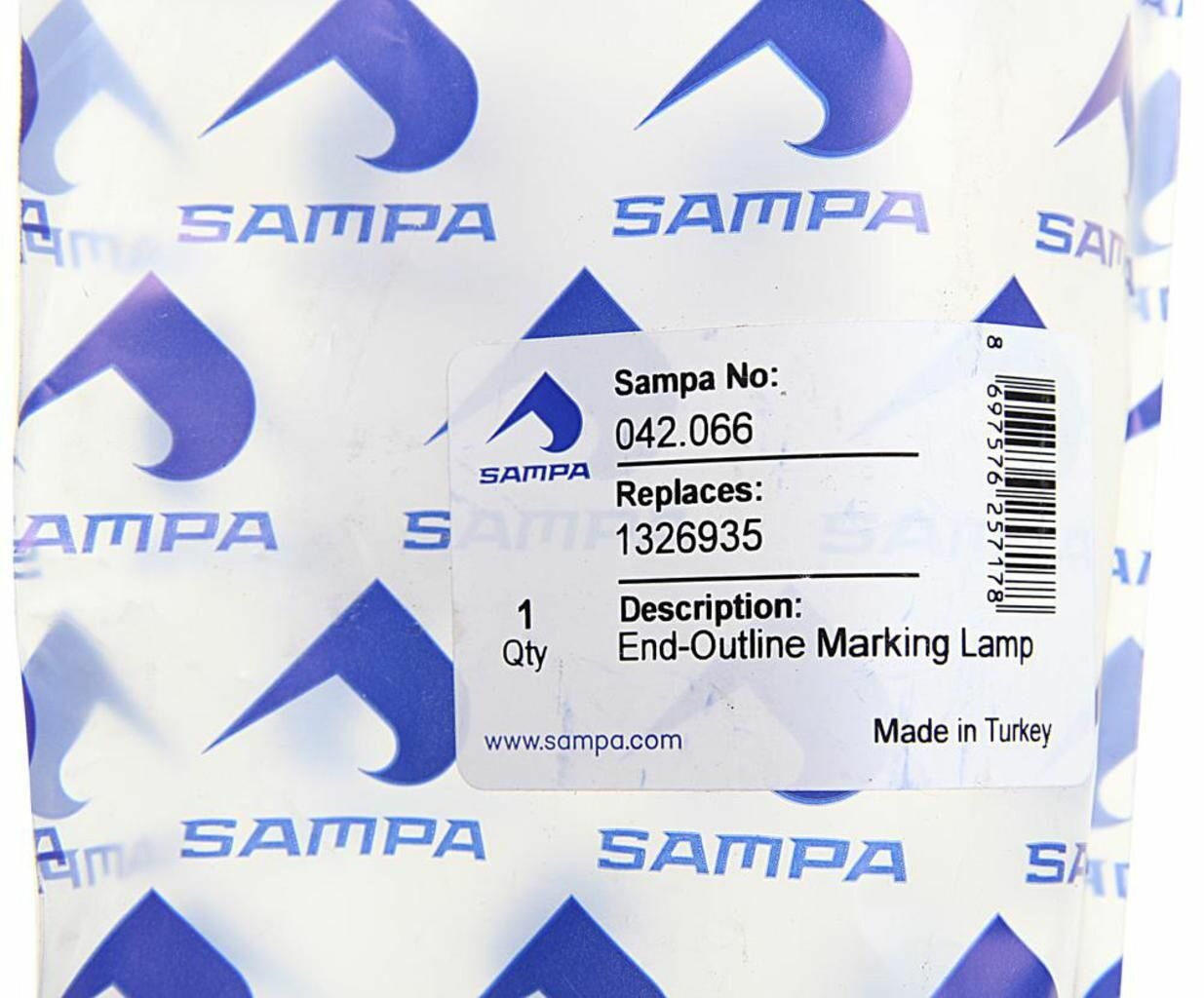 Фонарь габаритный на крышу для Скания 4 арт 042066 SAMPA