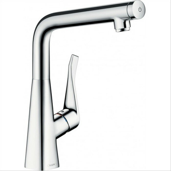 Смеситель для кухни Hansgrohe Metris Select 73811800, сталь